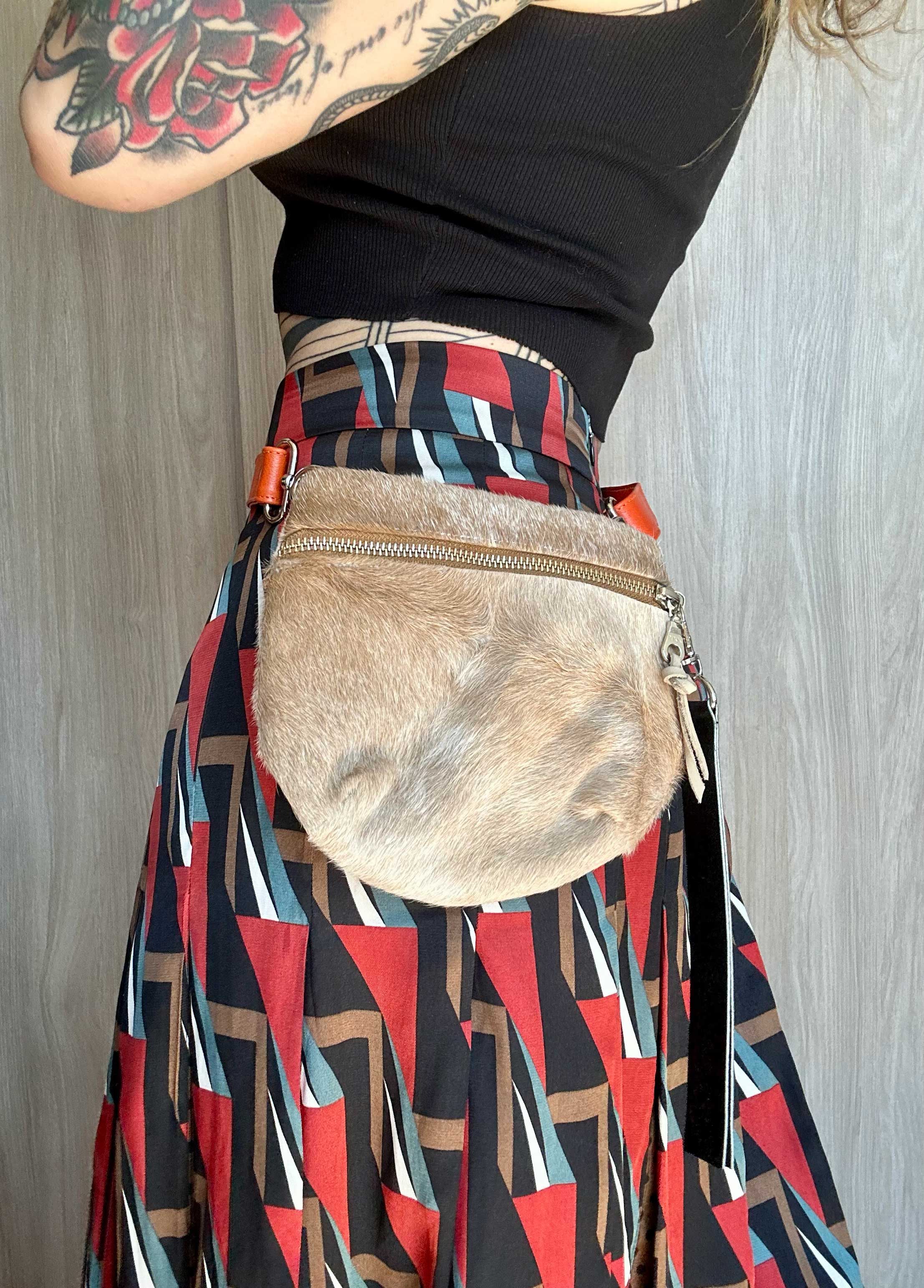 Pocket Bag Beige Pelo – LULÉ LULÉ BAGS